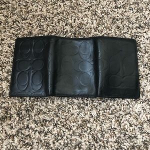 Coach | Accessories | Coach Signature Embossed Trifold Wallet | Poshmark